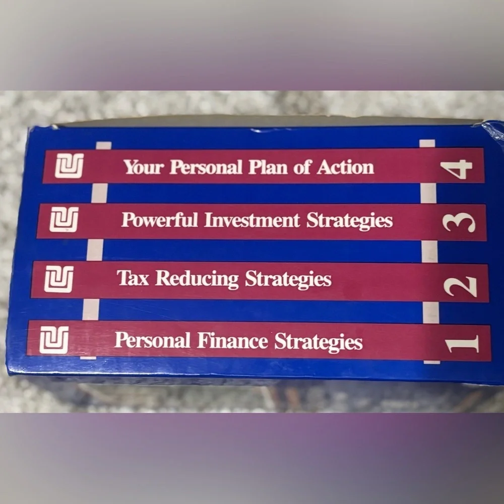 Office | Charles J Givens Financial Video Library Vhs Set 4 Tapes 1992 ...